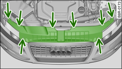 Detaching and attaching the headlights of the Audi Q5